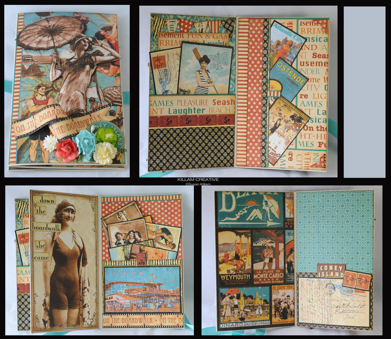 Killam Creative: Beach Album And Keepsake Box, Graphic 45 "On The ...