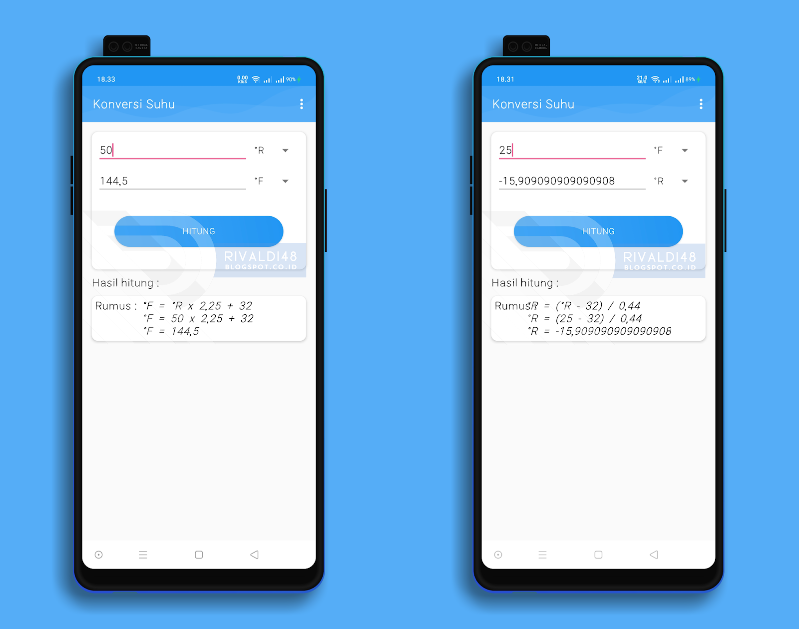 Tutorial Membuat Aplikasi Konversi Suhu dengan Android Studio