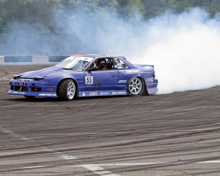 ActionshotsNH: 91st Annual Loudon Classic - Car Drifting at the Track