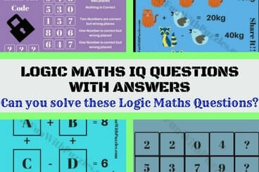 Logic Maths IQ Questions with Answers-Fun With Puzzles