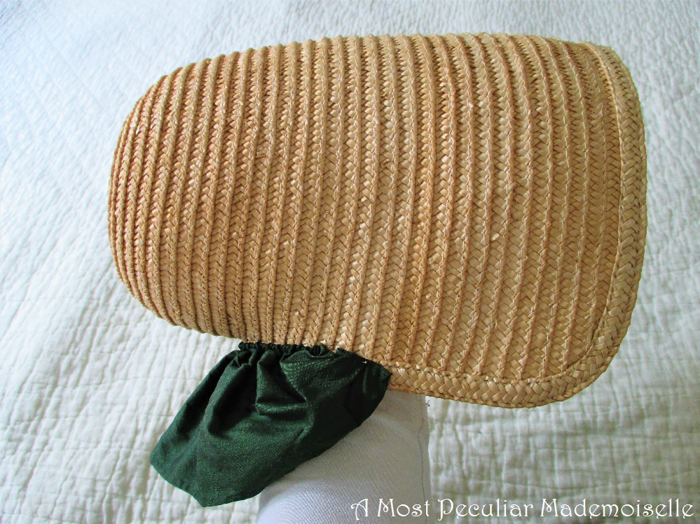 A Most Peculiar Mademoiselle: Making an 1840's Straw Bonnet