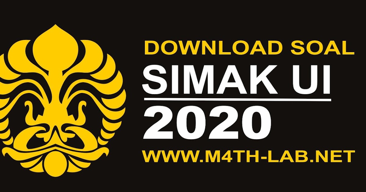 Download Soal Asli SIMAK UI 2020 Matematika Dasar - M4TH-LAB