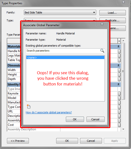 Revit Link: That Pesky Associate Global Parameters Button