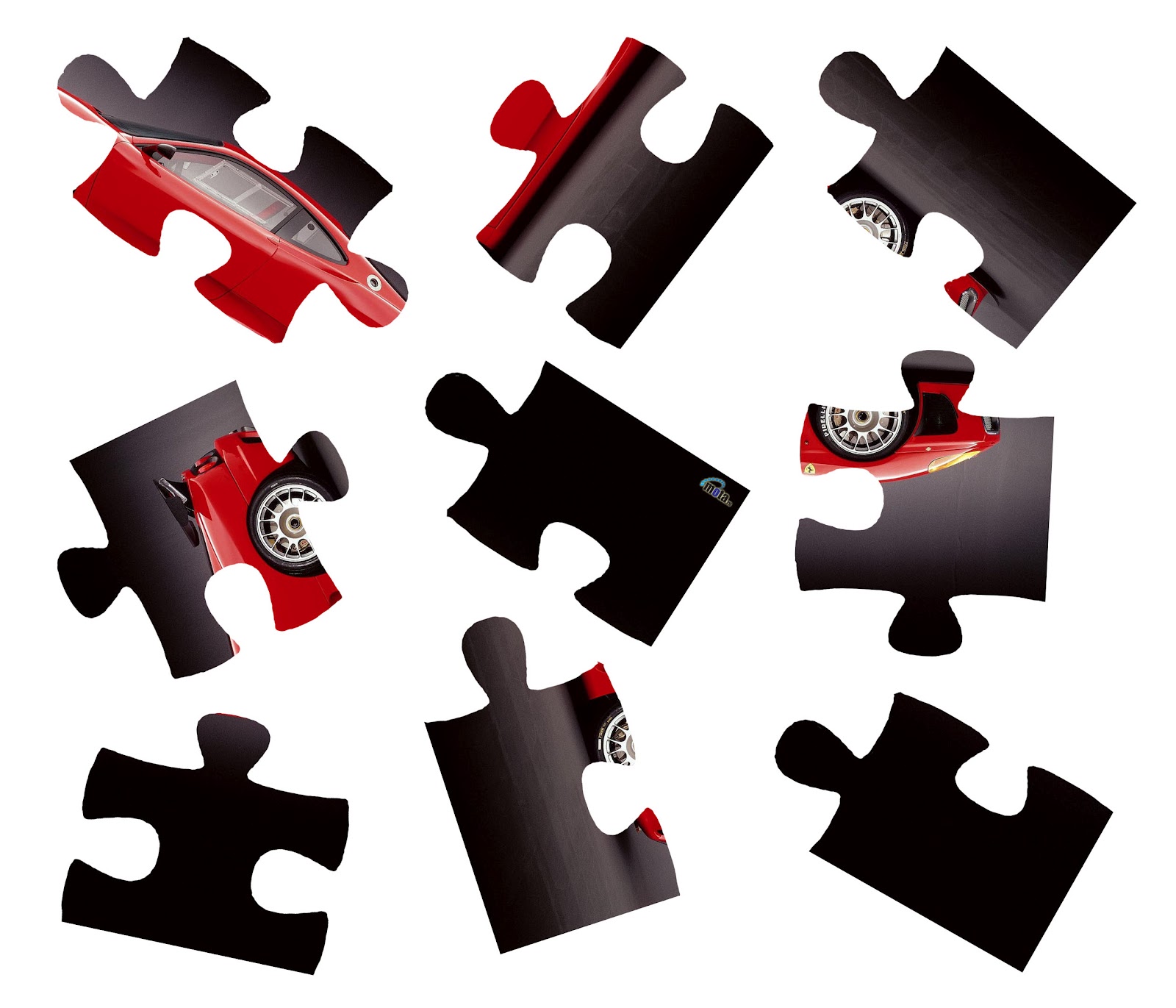 lindaDsign: EXERCISE 2 - Arrange the puzzle using Magic Wand & Move Tools