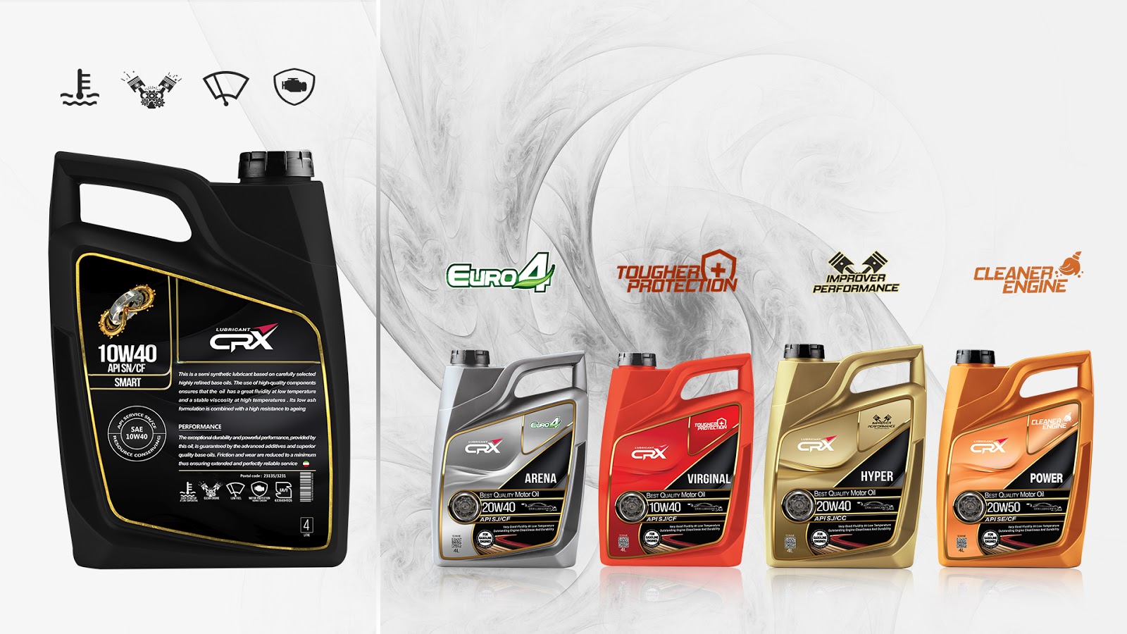 CRX Engine Oil – Packaging Of The World