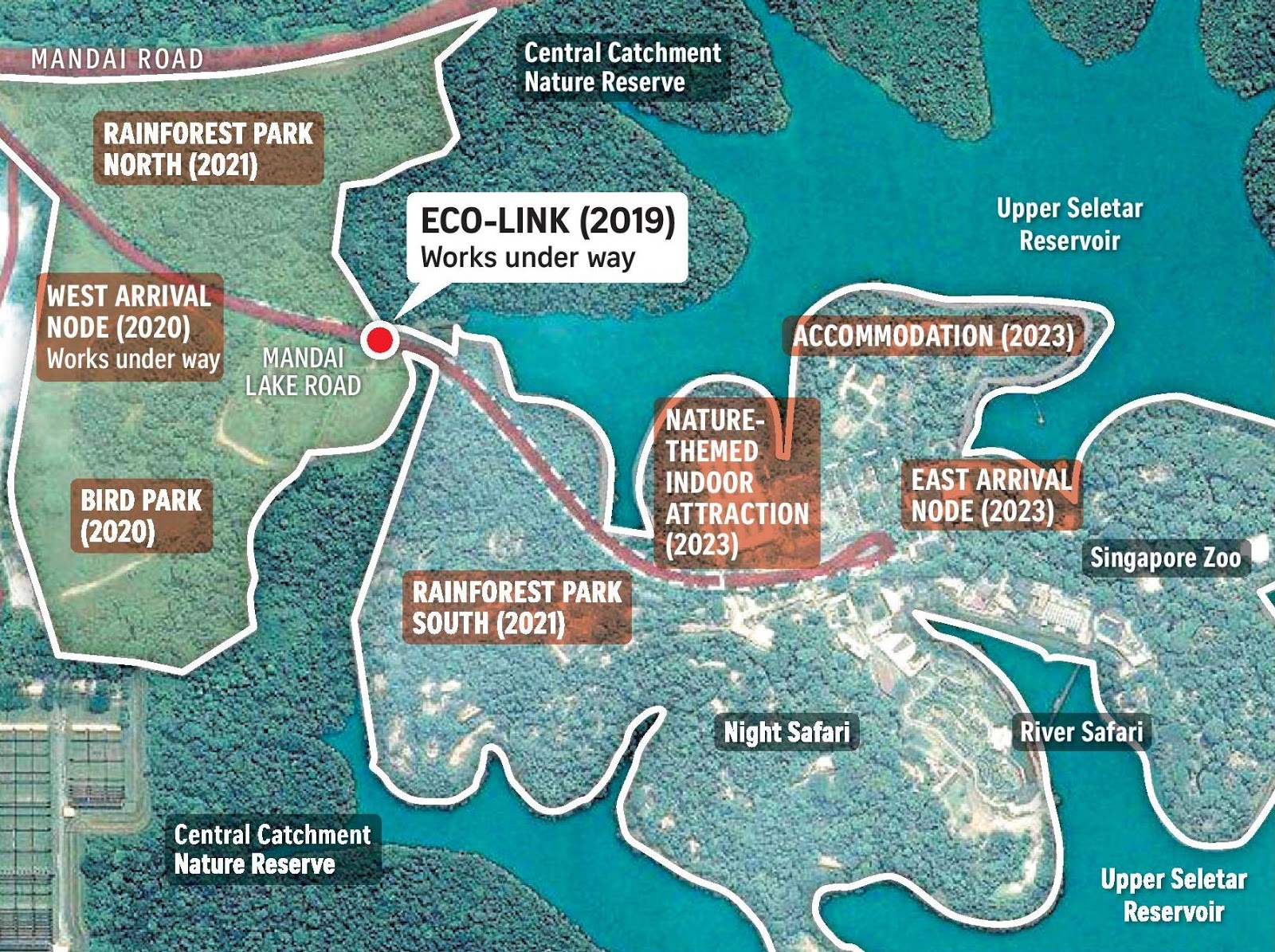Interesting Green: New Mandai wildlife crossing to be up by 2019