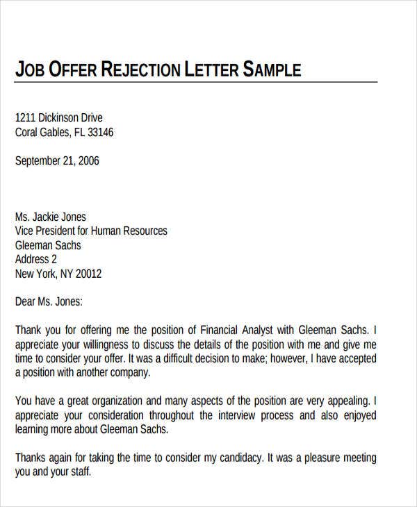 Formal Offer Letter Template ~ Resume Letter