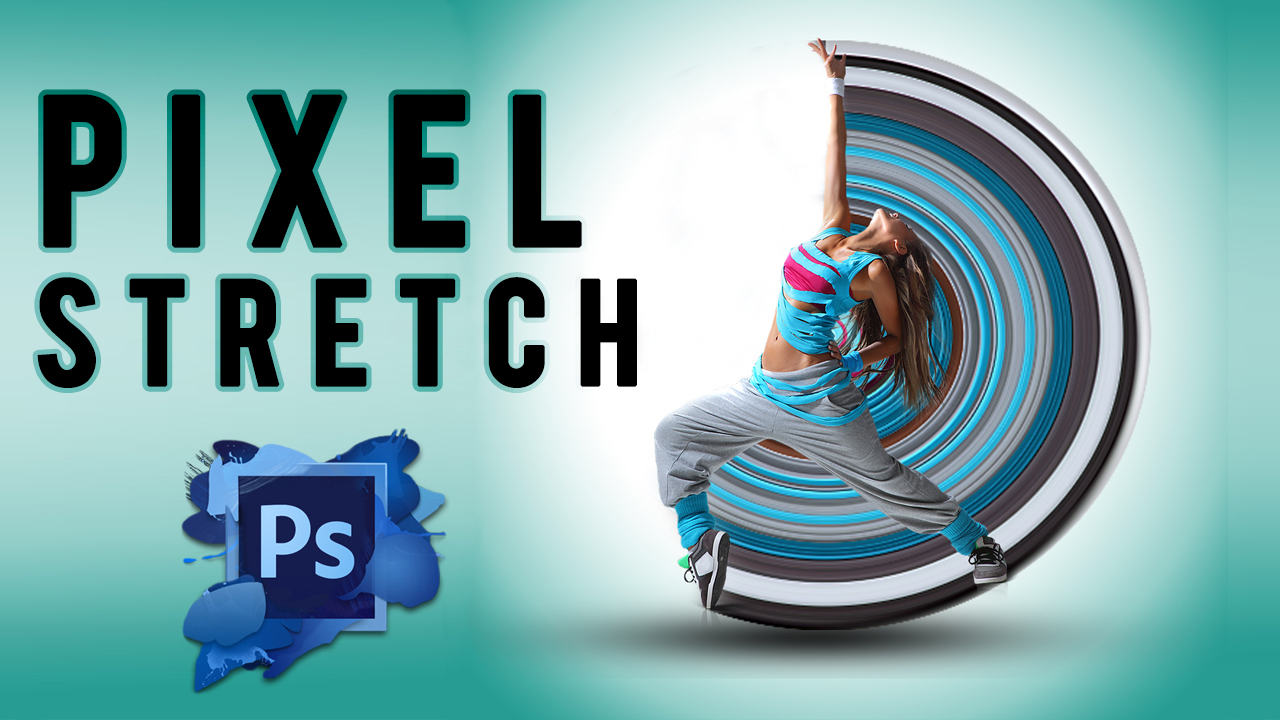 Circular Pixel Stretch Effect | Photoshop Tutorial | Easy Tutorial ...