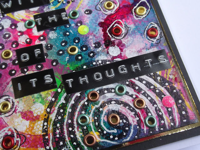 Kezzy's Crafty Journey: Bright and Funky Card