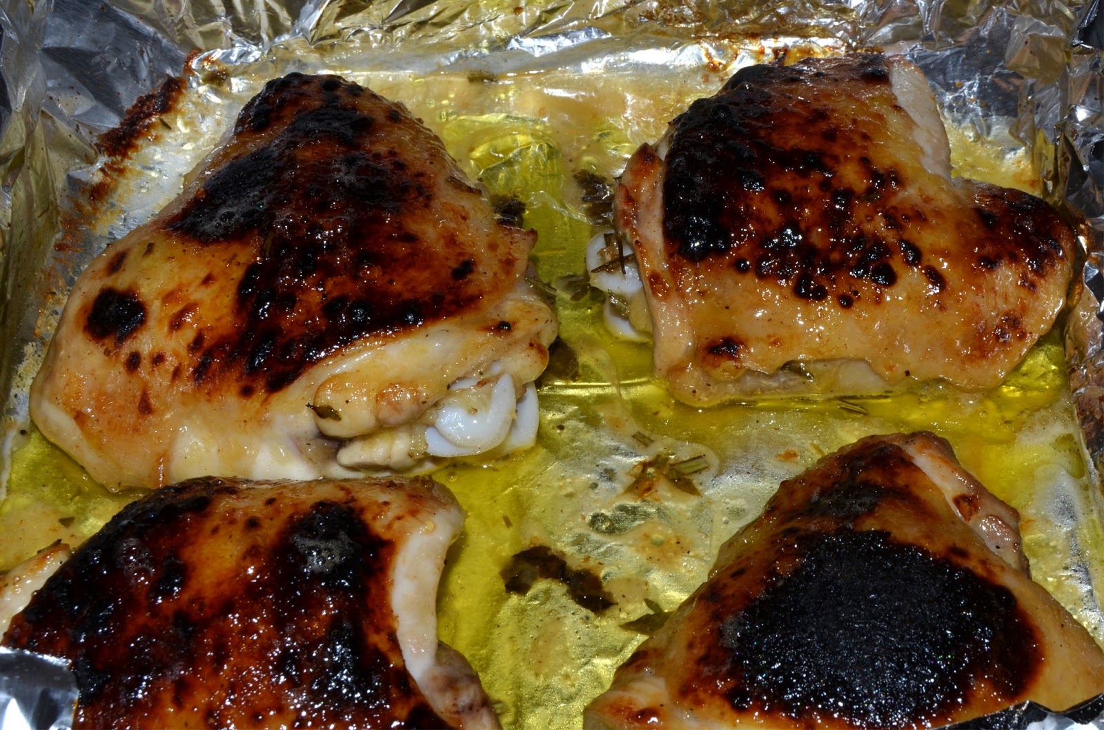 Weekend Viands: Baked Chicken with Honey-Mustard Glaze - Gutsy Cooks Club