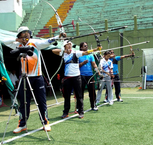 Sikkim NOW!: Olympic Archers begin training at Paljor Stadium
