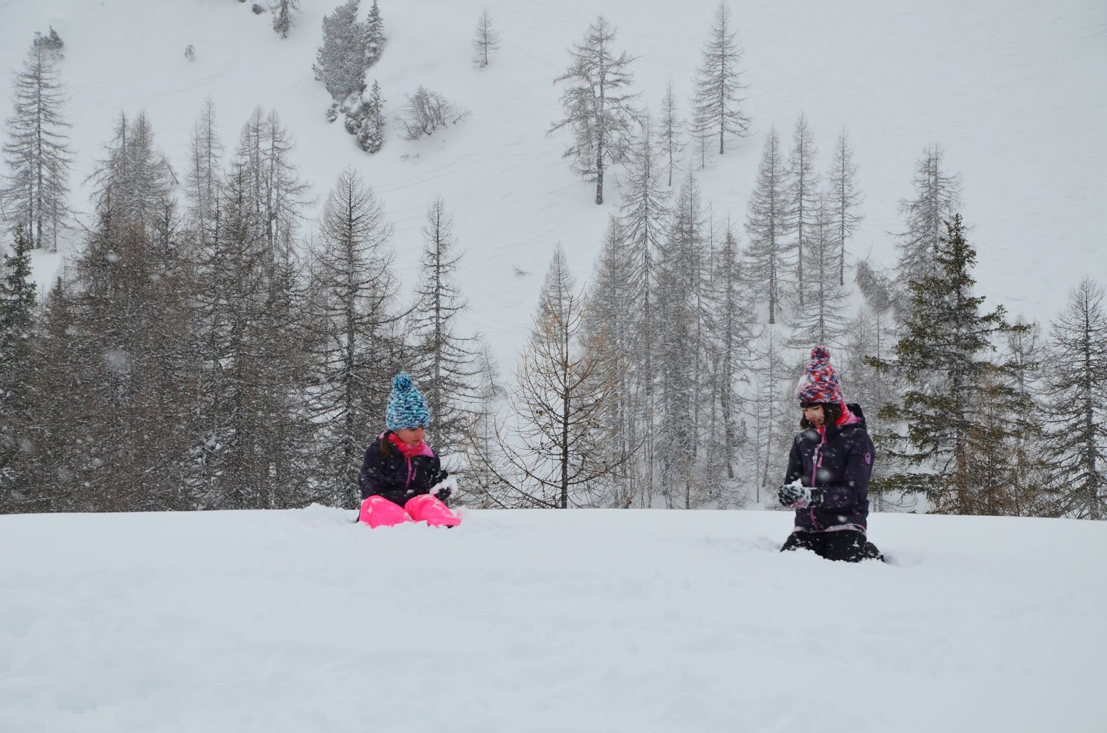 Pondělí: Hory, zima, sníh...