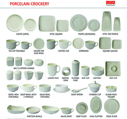 F&B SERVICE: F & B Service Equipment: Crockery