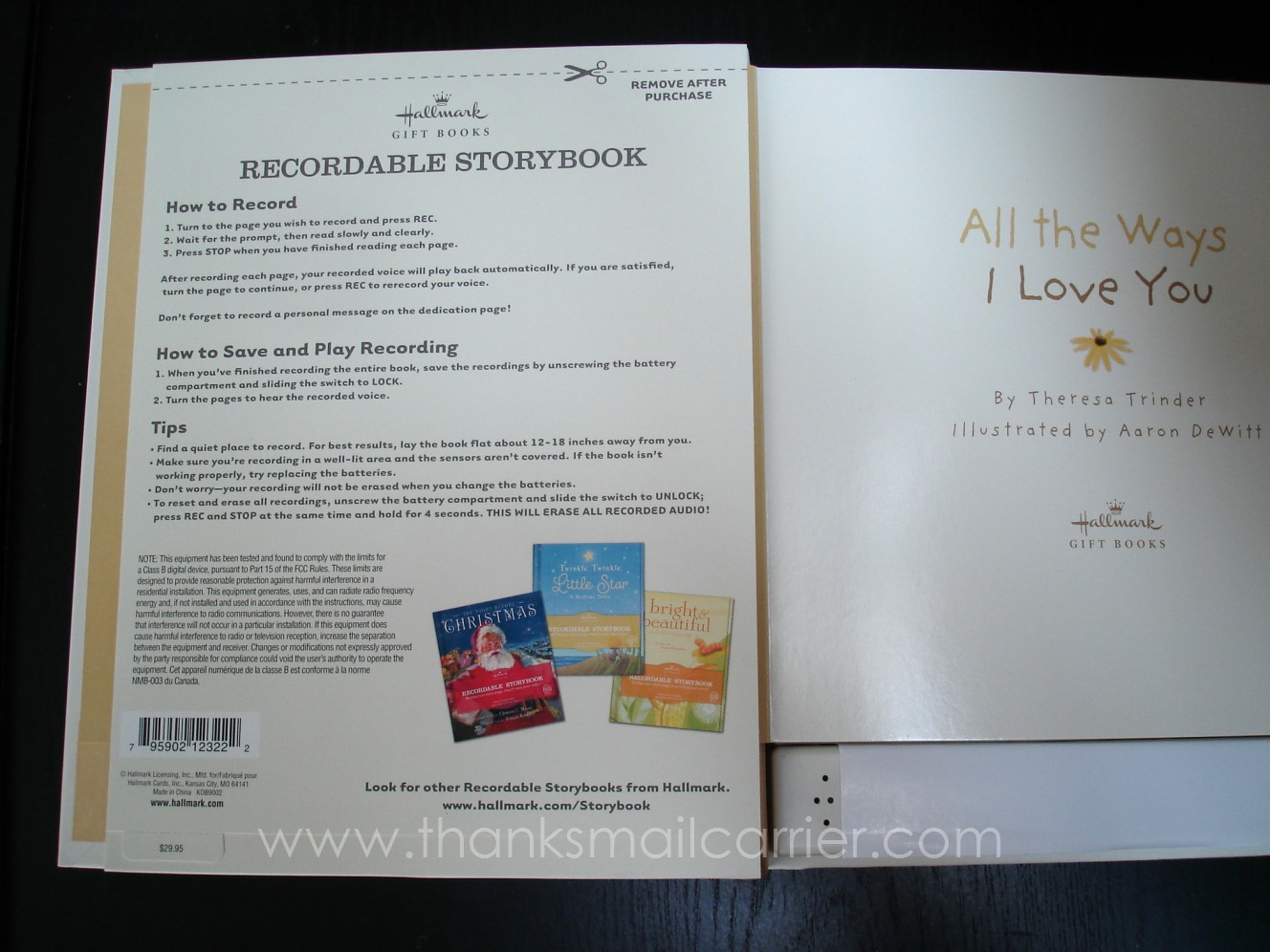 Thanks, Mail Carrier | Holiday Gift Guide: Hallmark Recordable ...