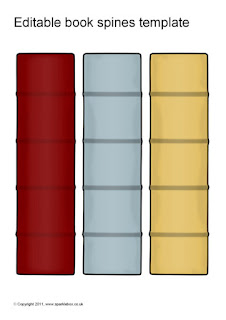 Book Spine Printable - Collage Template