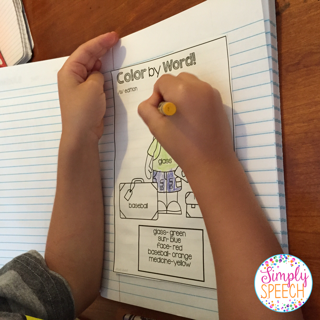 How I Use Articulation Activity Notebooks! | Simply Speech