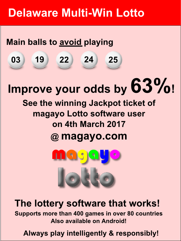 Lottery Tips for USA Delaware Multi-Win Lotto