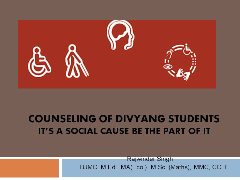 Counseling of Divyang Students - Mashaal Punjab