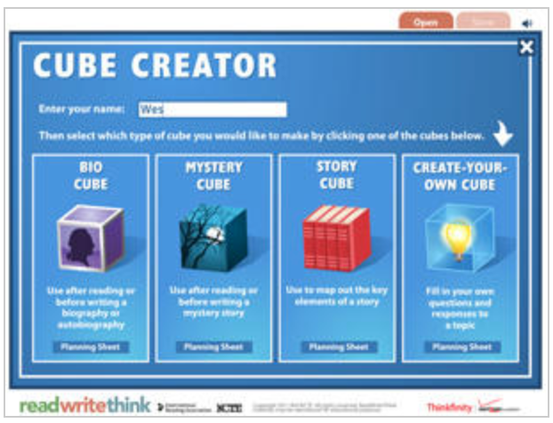 Cube Creator- Boost Students Reading and Writing - Educators Technology