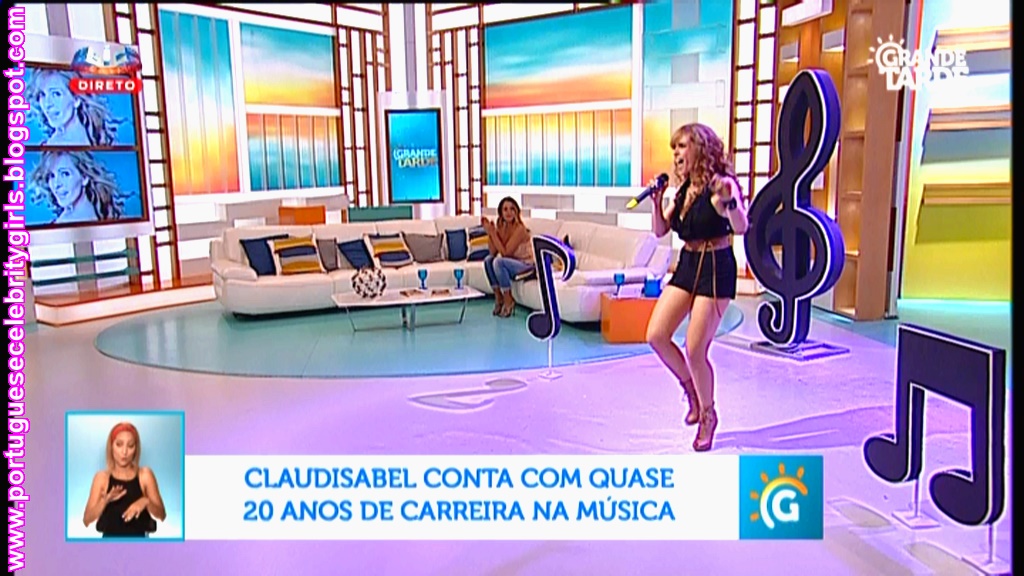 Claudisabel mostra tudo (decote e mini-saia) - Boas.pt - Celebridades e ...