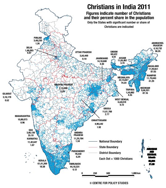 Centre for Policy Studies: Religion Data of Census 2011: XXVIII Northeast