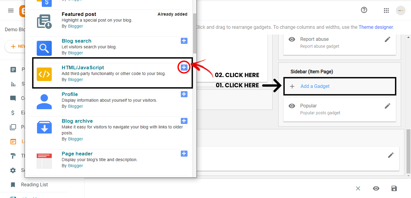 How To Add Progress Scroll Bar In Blogger | RUSTCODE
