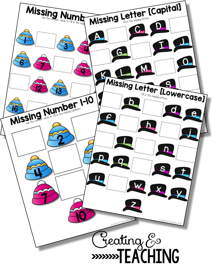 Winter Cookie Tray Activities | creating & teaching