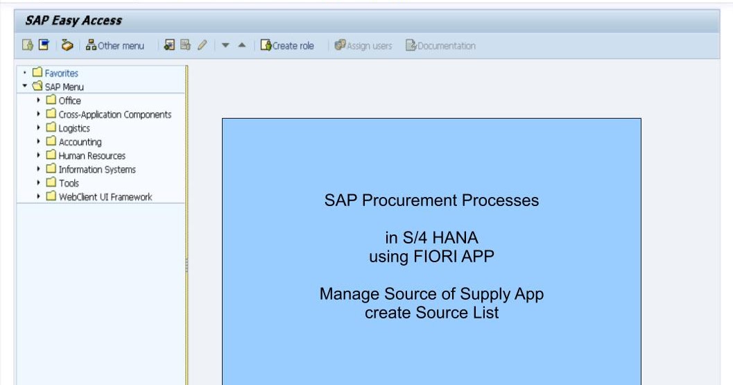 青蛙SAP分享 Froggy's SAP sharing: Material Management - Create Source List ...