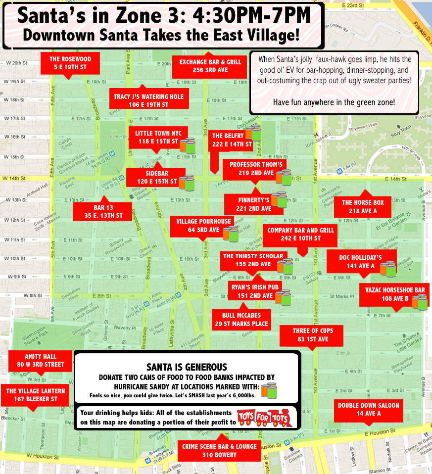 EV Grieve: Here's where the Santas will be on Saturday