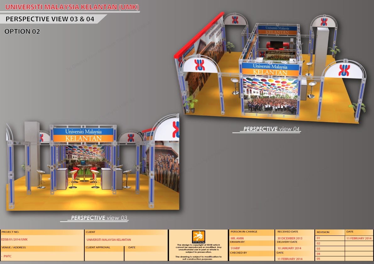 MY LIFE & ARTWROK AS A DESIGNER: UMK BOOTH DESIGN - PAVILION BOOTH ...