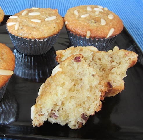 Food Lust People Love: Honey Date Pine Nut Muffins #MuffinMonday