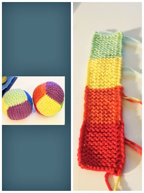 BeadBag: Knitted Ball - very easy