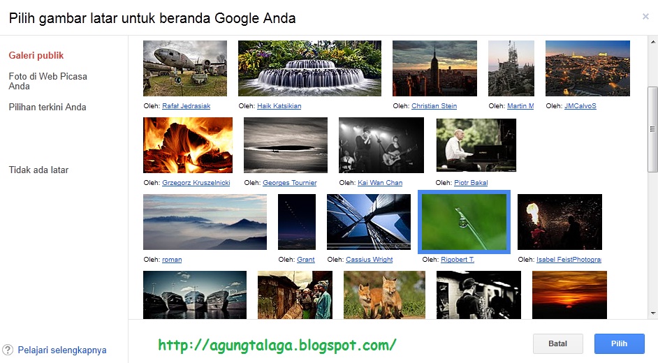 Cara Mengganti Latar Halaman Utama Google - Gils Blog