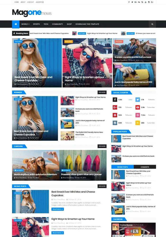 17 Amazing Responsive Blogger Templates 2024 [Professional Mobile ...