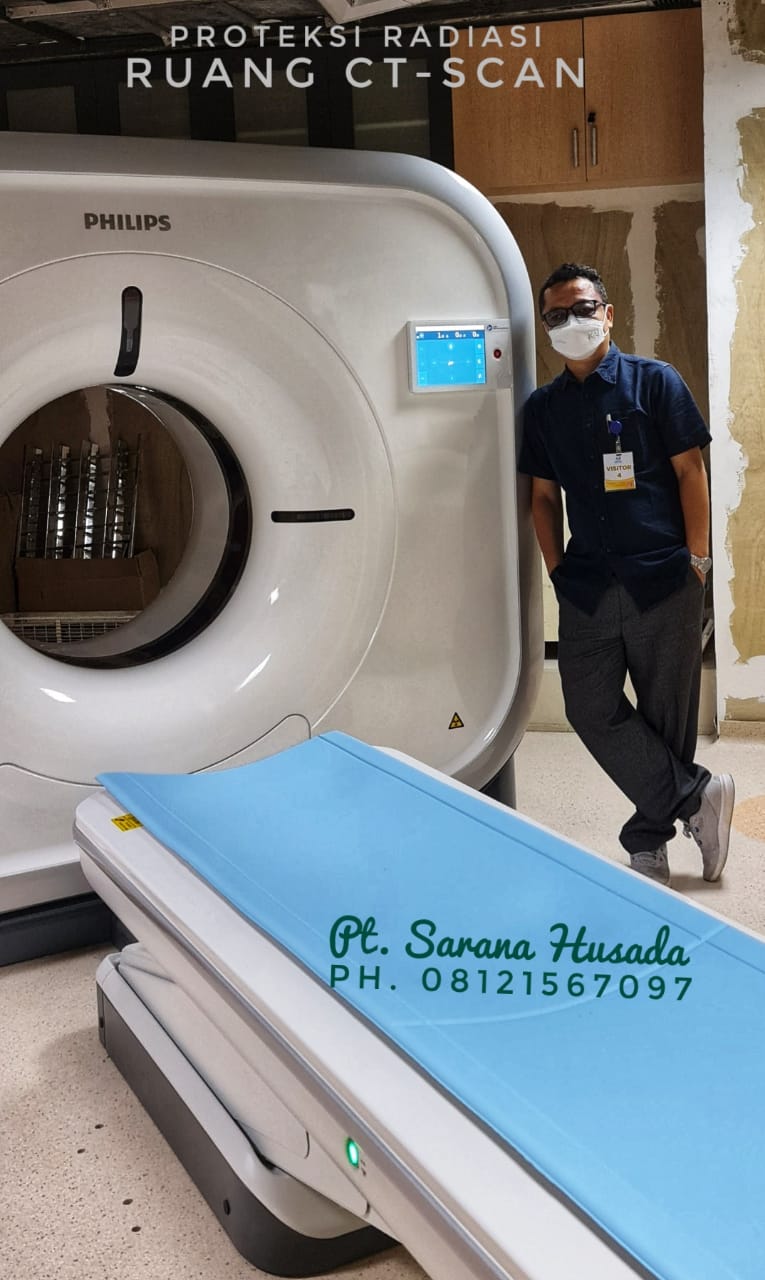PROTEKSI RADIASI RUANG CT-SCAN ; PEMASANGAN PB / KACA PB/ PINTU RUANG ...