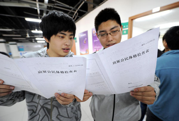 ChinaNewsView: China began to draft a week of physical examination and ...