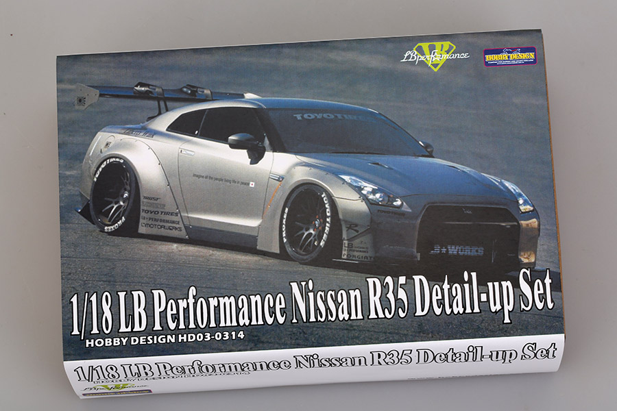 HobbyDesign's car model: 1/18 LB Performance Nissan R35 Detail-up Set ...