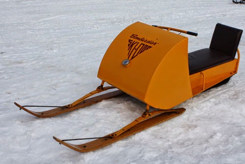 Back in the Day Snowmobile Get-Away: Vintage snowmobile
