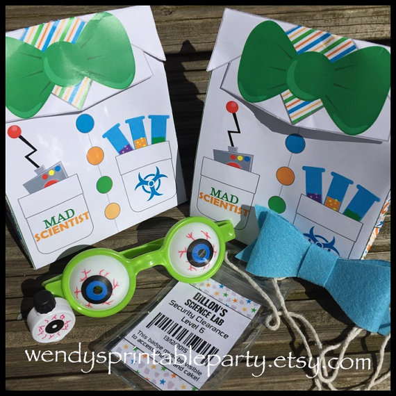 Wendy's Printable Party: Dillon's Crazy Mad Scientist Party!!