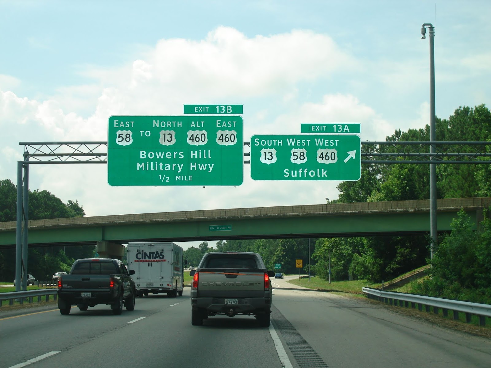 Luke's Signs: Interstate 664 & Rt. 13/Rt. 58/Rt. 460 - Chesapeake, VA ...