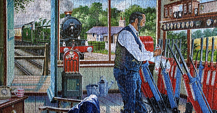 STEAM TRAINS AND JIGSAW PUZZLES: Signal Boxes