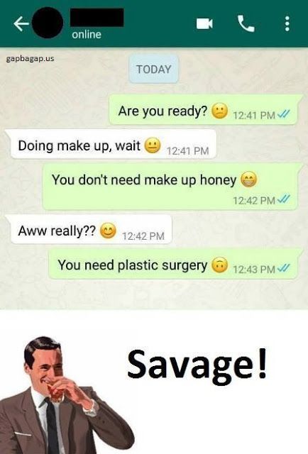 30+ Funny WhatsApp Dialogue