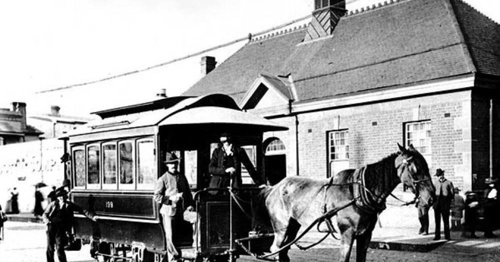 Vintage Photos of Horse Drawn Omnibus in Australia From Between the ...