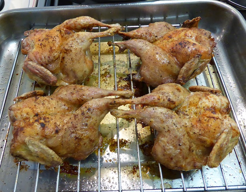 Living the life in Saint-Aignan: Cooking quail — « Cailles aux petits ...
