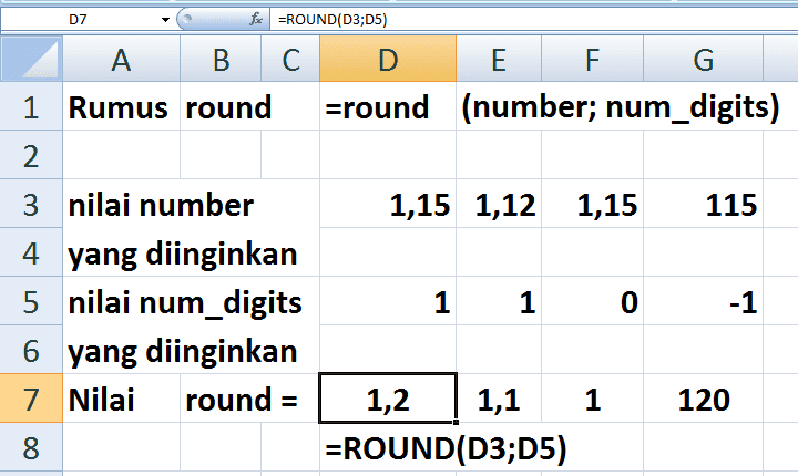Daftar Rumus Excel | Rumus Matematika Microsoft Excel 2007 Bag Satu ...