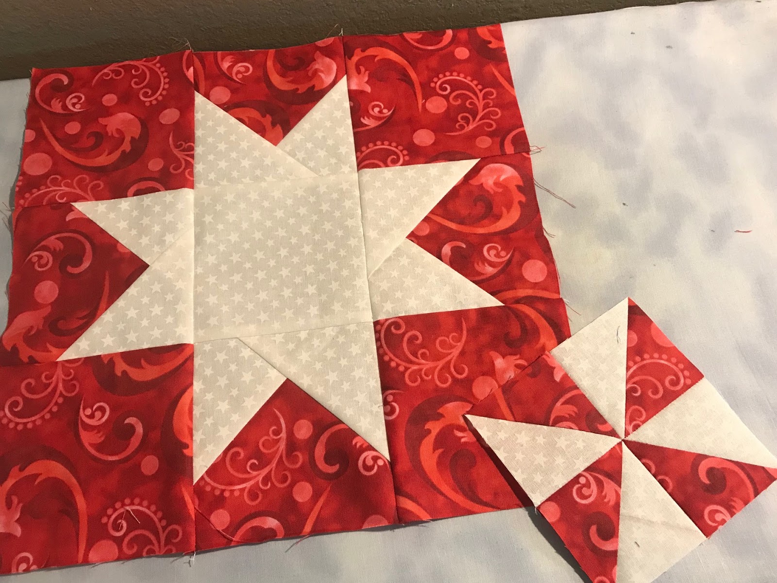 My Sewing Room: More patriotic star blocks
