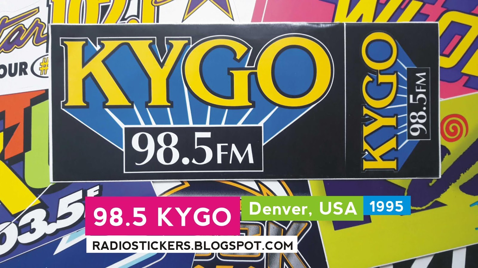 RADIO station stickers... and more!