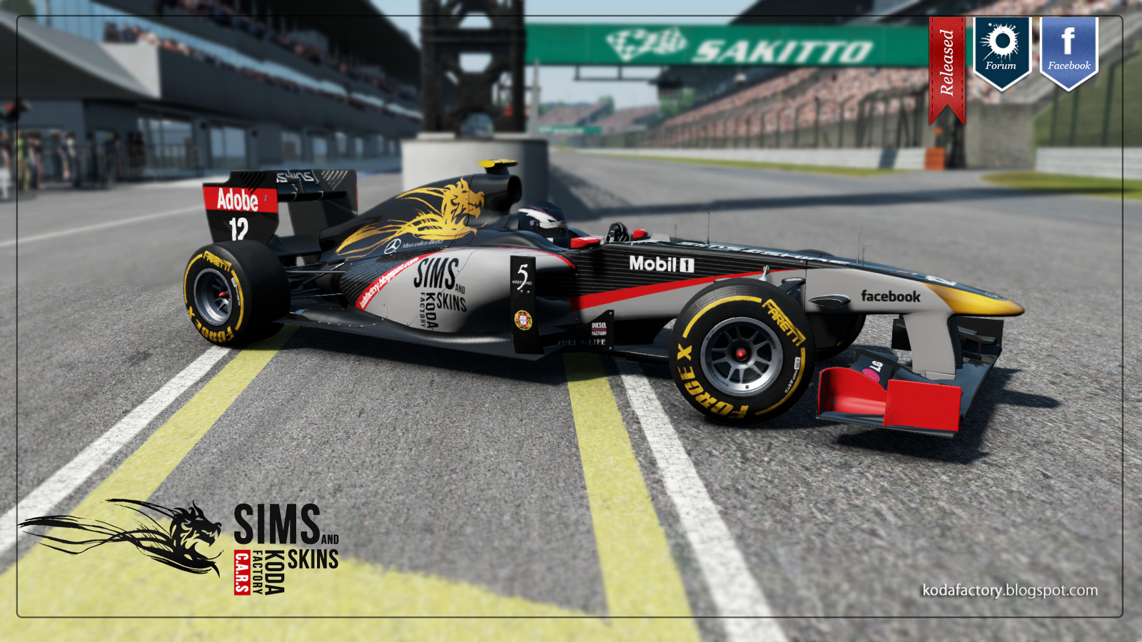 Koda Factory: Formula A : Sims & Skins - pC.A.R.S.