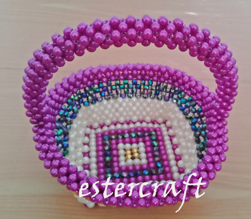 House of Handmade Estercraft 1: Keranjang Manik, Tempat Tissue & kreasi ...