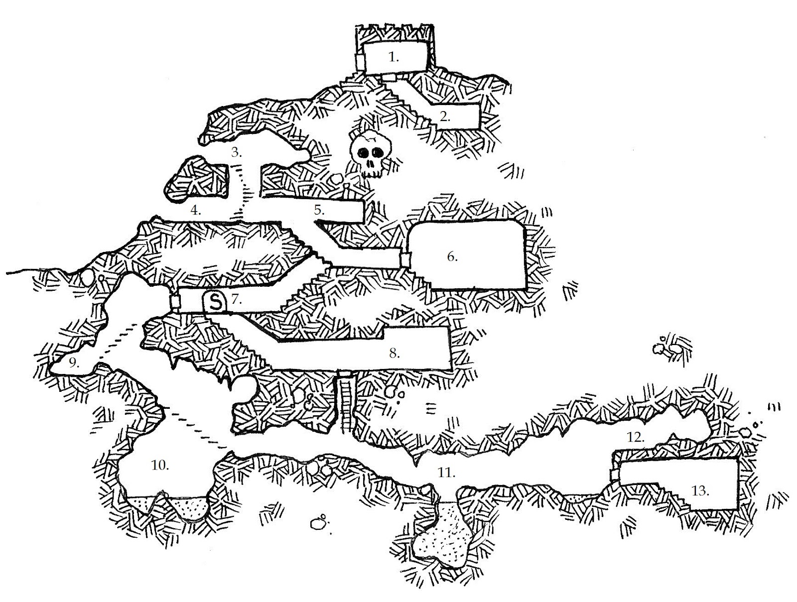 Grungirpg: Orc Tribe Lair in Grenoria